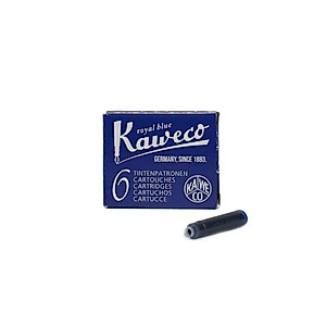 Kaweco Fountain Pen 30 ink cartridges short royal blue