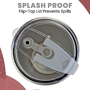 Wet Work Double Wall Tumbler 20 oz Made from Durable Stainless Steel for Hot and Cold Drinks - Insulated Travel Mug for Coffee Tea Wine with Leak Proof Lid for Travel Hiking Camping Gifts - Red