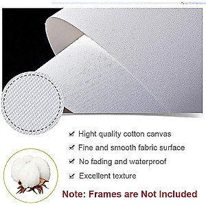 Painting The Picture Print on Canvas Print Wall Art Picture for Home Decor 5 Business District Wall Art Painting Pictures Print on Canvas Abstract for Home Modern Decoration Piece (Unframe)