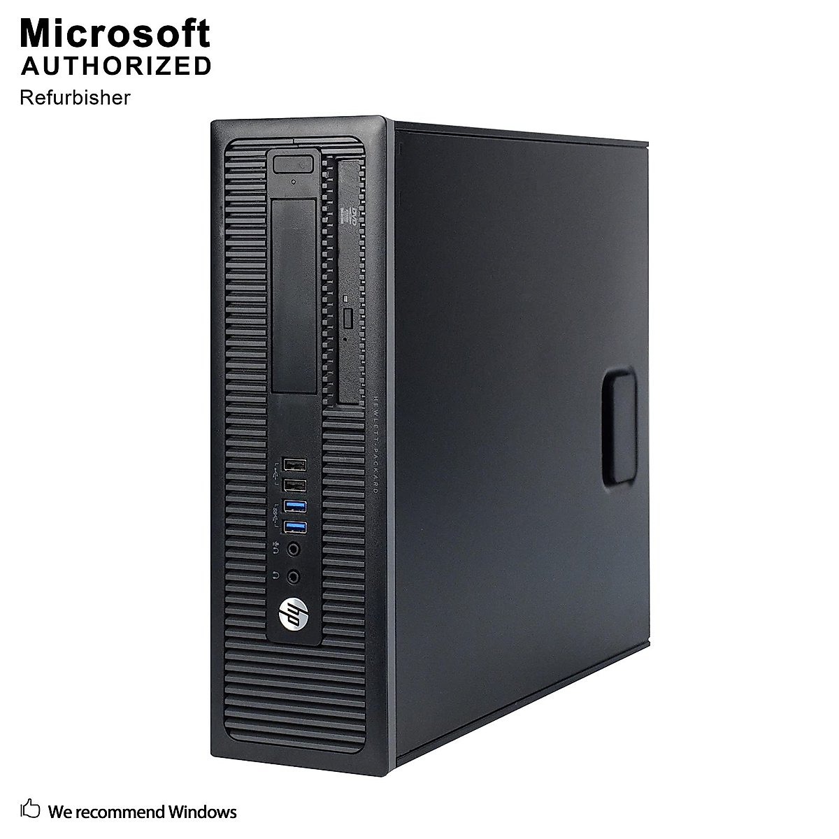 HP ProDesk 600 G1 SFF Business Desktop Computer, Intel Core i5 4590 up to 3.7GHz,16G DDR3, 2T, DVD, WiFi, Bluetooth 4.0, USB 3.0, VGA, DP, Win 10 64-Bit Supports English/French/Spanish(CI5) (Renewed)