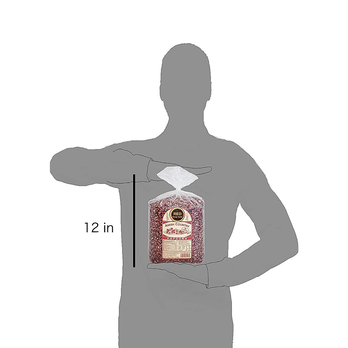 Amish Country Popcorn | 6 lbs Bag | Red Popcorn Kernels | Old Fashioned, Non-GMO and Gluten Free (Red - 6 lbs Bag)