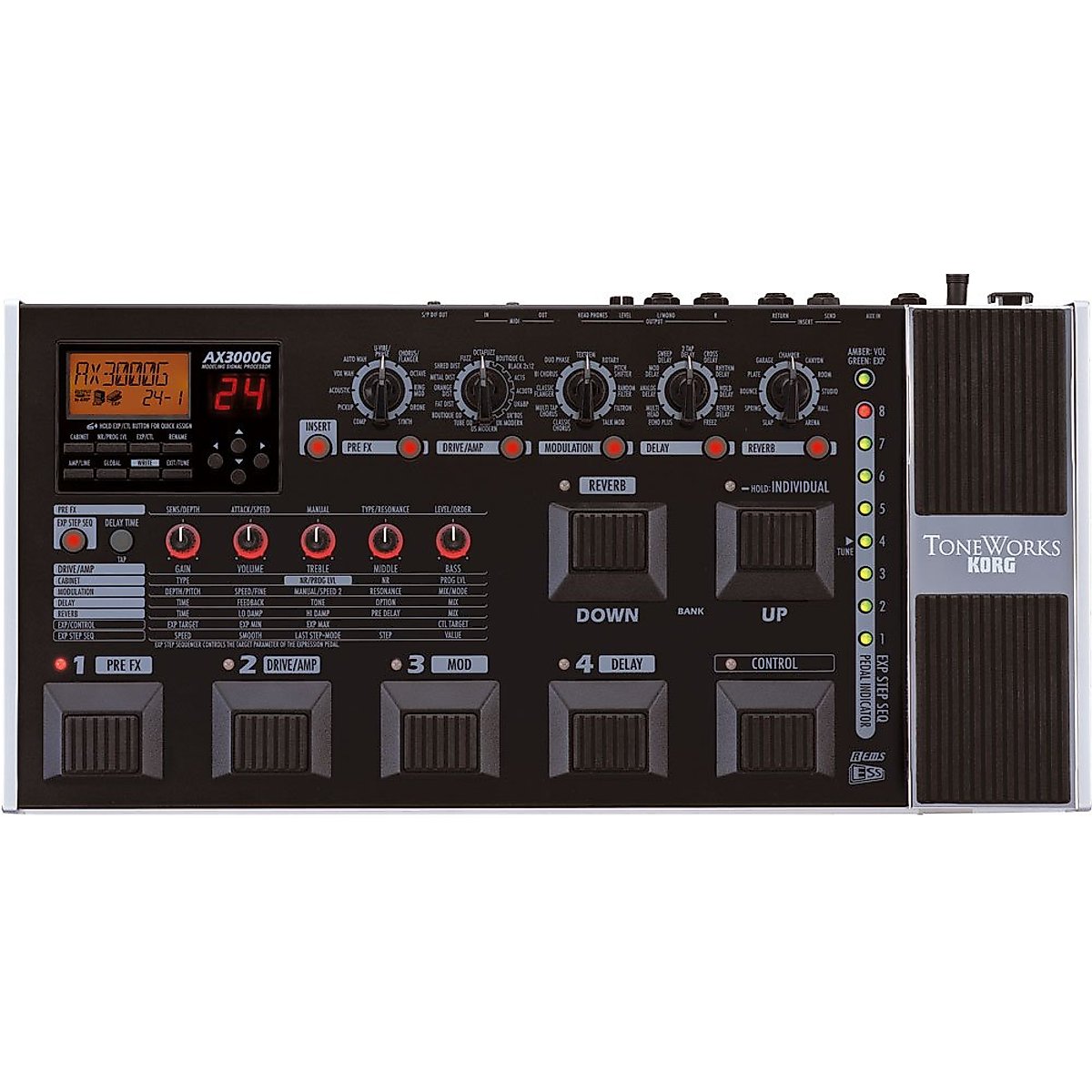 KORG AX3000G Guitar Modeling and Effects Processor