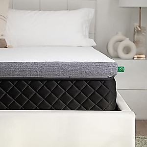 Sleepyhead 3-Inch Copper Mattress Topper - Copper-Infused Memory Foam with Washable Cover - Bedroom Essential (Queen, 3'' Copper Topper)