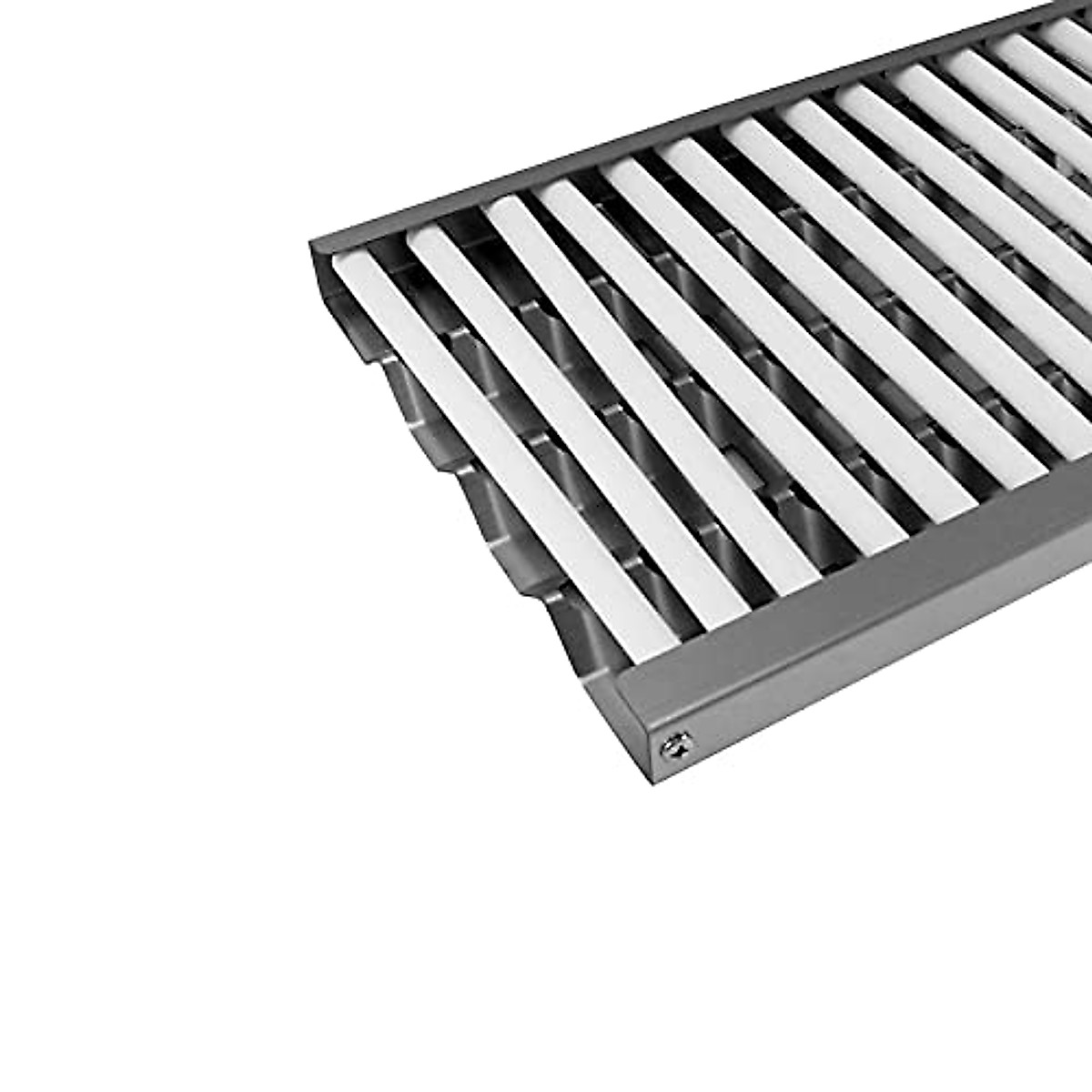 Kalomo Stainless Steel Grill Heat Plates Shield Burner Cover Tent Flame Tamer, 18 5/8" Ceramic Rod Complete DCS Radiant Tray BBQ Gas Grill Replacement Parts Repair Kit for DCS 27DSBQR 36EBQAR 48DBQR