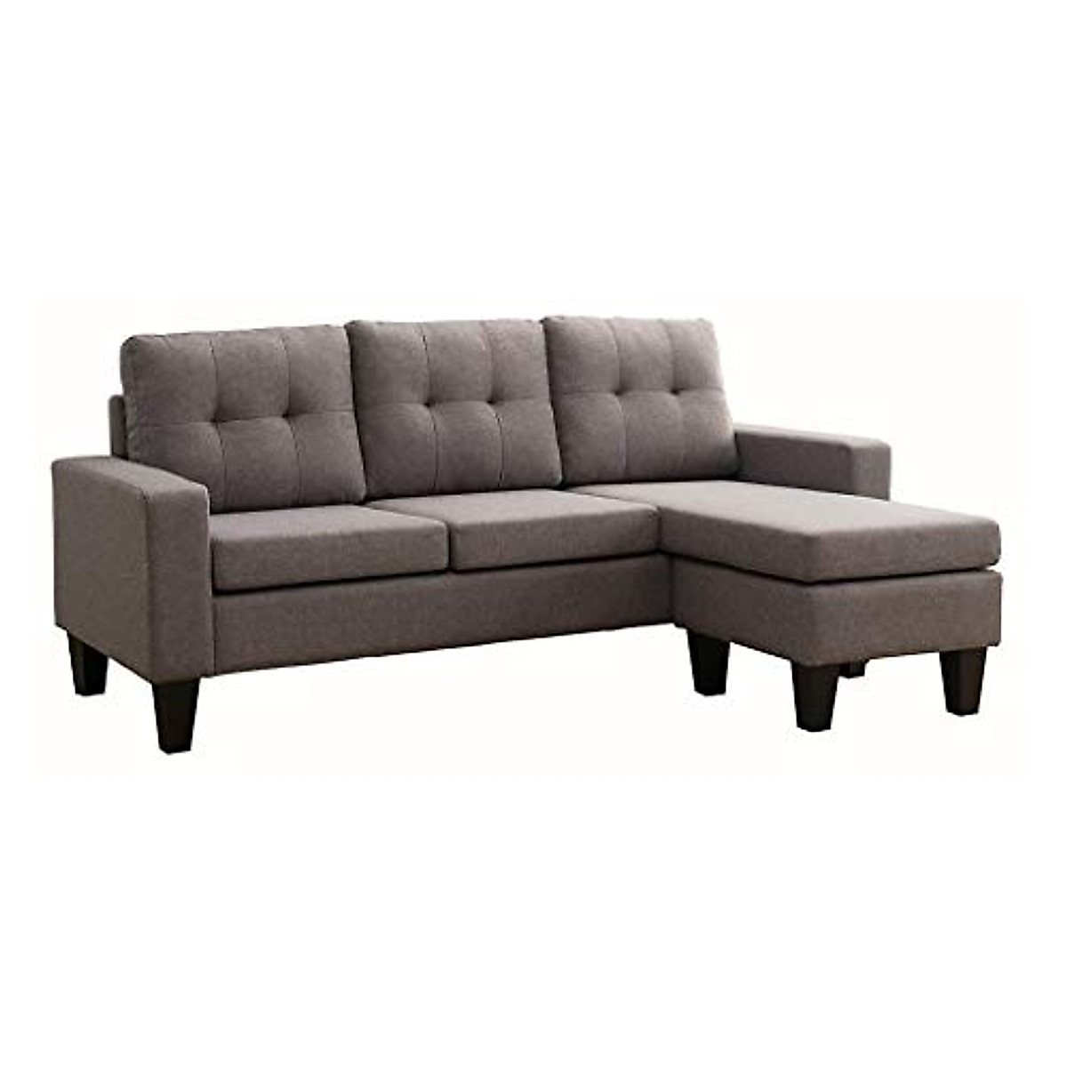Milton Greens Stars Douglas SECTIONAL Sofa with Reversible Chaise, Grey