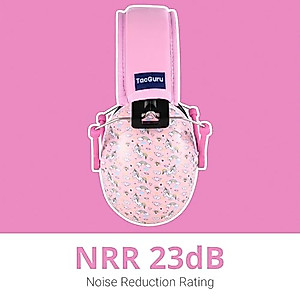 TacGuru 130 Special Edition, Kids Ear Protection Earmuffs, Hearing Protection for Kids, One Size for 3-16 Yr Old, Unicorns Pattern