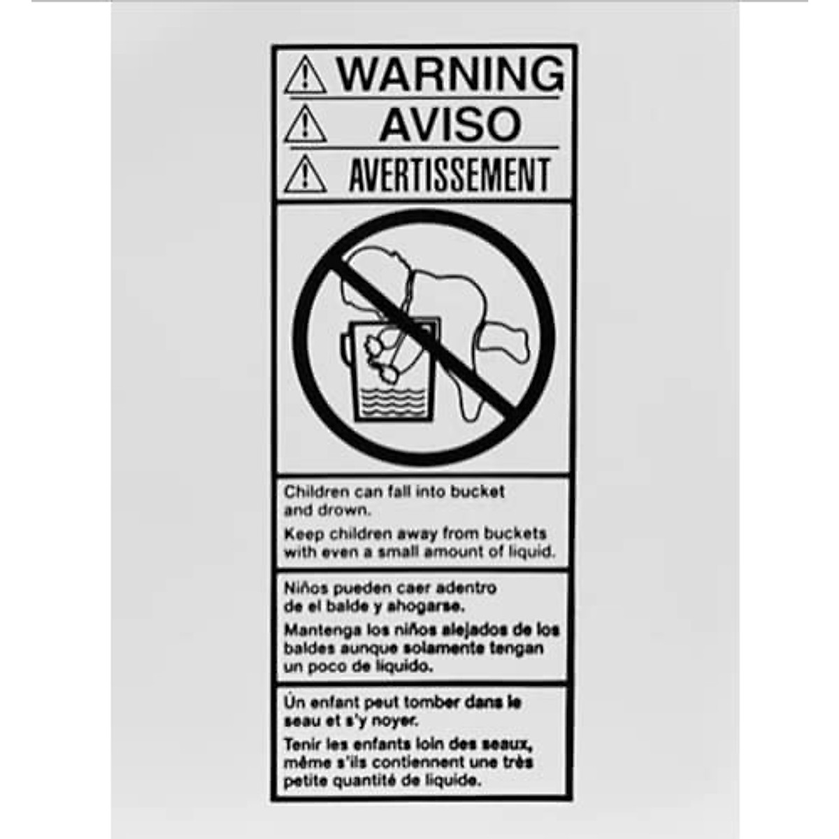 House Naturals 4 Gallon White Square Food Grade Bucket Pail with Lid ( Pack of 3) BPA Free- Made in USA