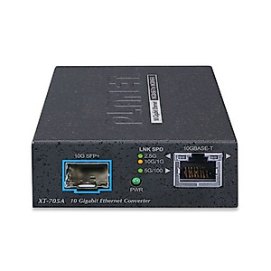 XT-705A 10G/5G/2.5G/1G/100M Copper to 10GBASE-X SFP+ Media Converter