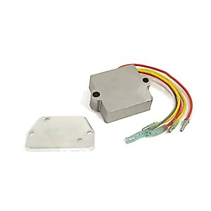 The ROP Shop | Voltage Regulator w/Spacer for 1991 Mercury Marine 90HP Force Outboard 903E91D