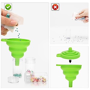 HOHOTIME Diamond Painting Storage Containers, 160 Slots Stackable Craft Diamond Painting Accessories Kits, 4 Pack Diamond Art Storage Box for Diamond Art Craft Jewelry Beads Organizer DIY Art Craft