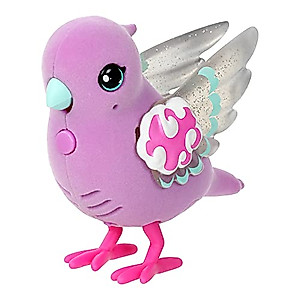 Little Live Pets - Lil' Bird & Bird Cage: Polly Pearl, New Light Up Wings with 20 + Sounds, and Reacts to Touch