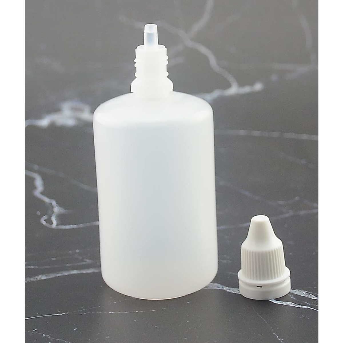 CCHW 100ml Plastic Dropper Bottle, 3.4oz Empty Plastic Squeezable Eye Liquid Dropper Bottles with Childproof Cap (3)