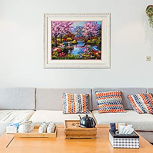 DIY 5D Diamond Painting Digital kit Suitable for Adults and Children Full Diamond Embroidery Painting Rhinestone Paste DIY Painting Cross Stitch Art Crafts Home Wall Decoration Gifts 22X18 inches.