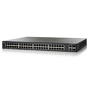 Cisco SG20050P 50 port Gigabit PoE Smart Switch (SLM2048PT) 24 Port and 24 Poe Ports with Additional 2 Combo Mini GBIC a Total of 50 Ports