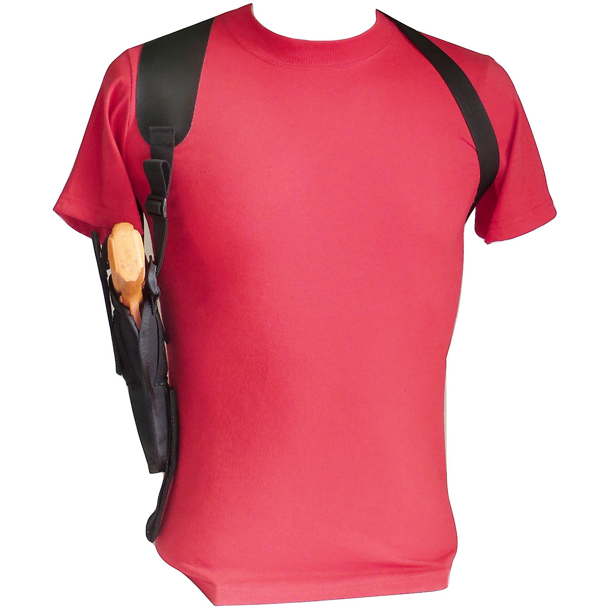 Federal Left Hand Vertical Shoulder Holster for 4" Revolver in 38 & 357 Fits S&W, Ruger, Taurus, Most Others