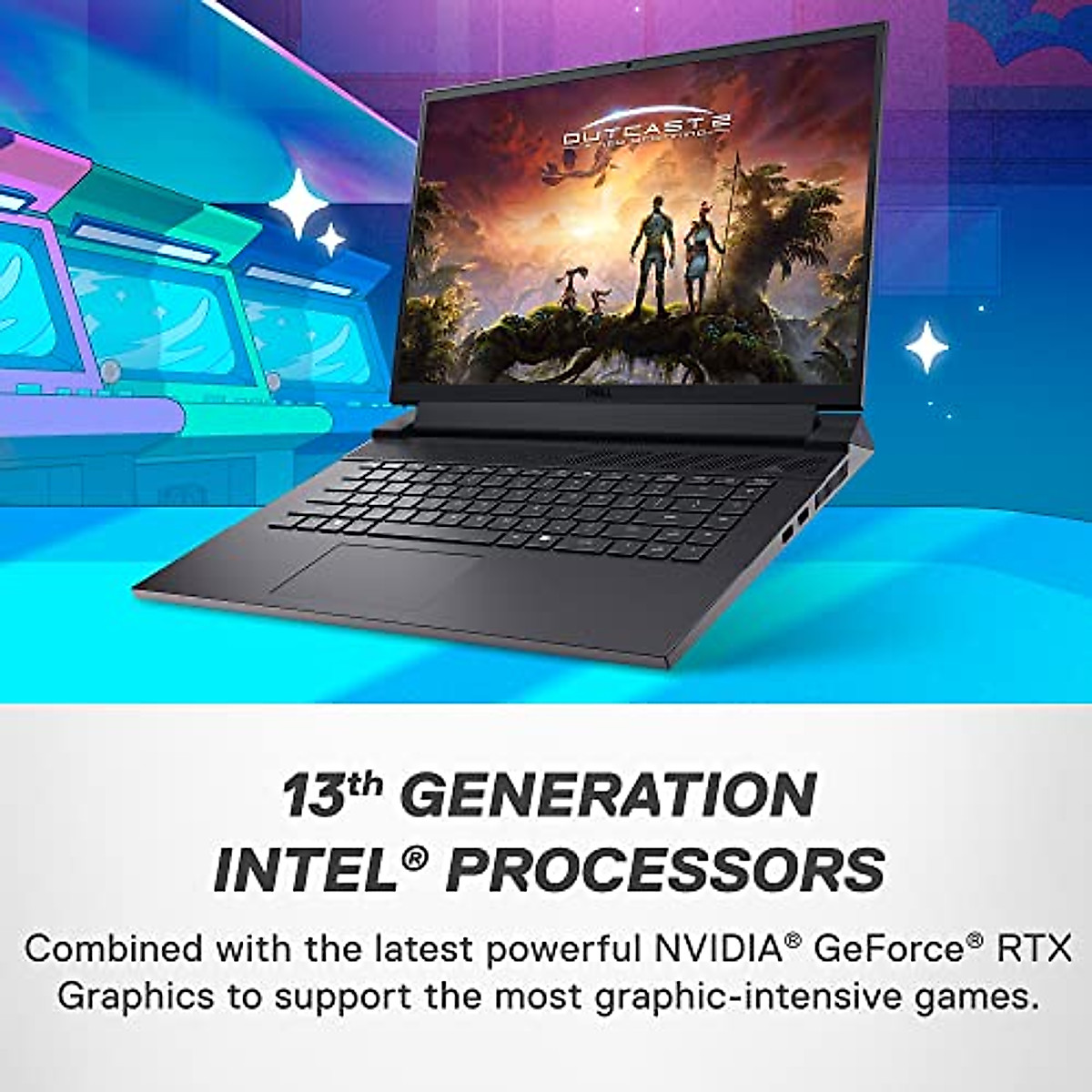 Dell G16 7630 Gaming Laptop - 16-inch (2560 x 1600) QHD+ 165Hz 3ms Display, Intel Core i9-13900HX, 16GB DDR5 RAM, 1TB SSD, NVIDIA GeForce RTX 4070 8GB GDDR6, Windows 11 Home - Metallic Nightshade