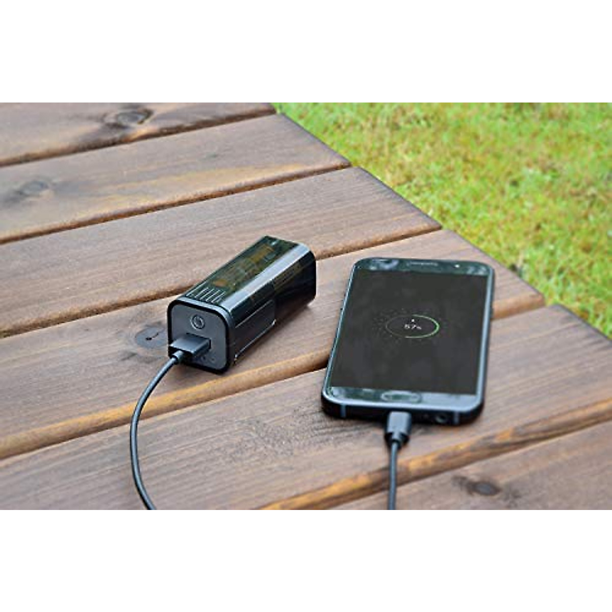 POW1 - Emergency USB Battery Powered Power Bank Compact Portable uses 4 AA Ideal for Smartphones, Tablets, Mobile, Apple, iPhone, Android/5055751557704