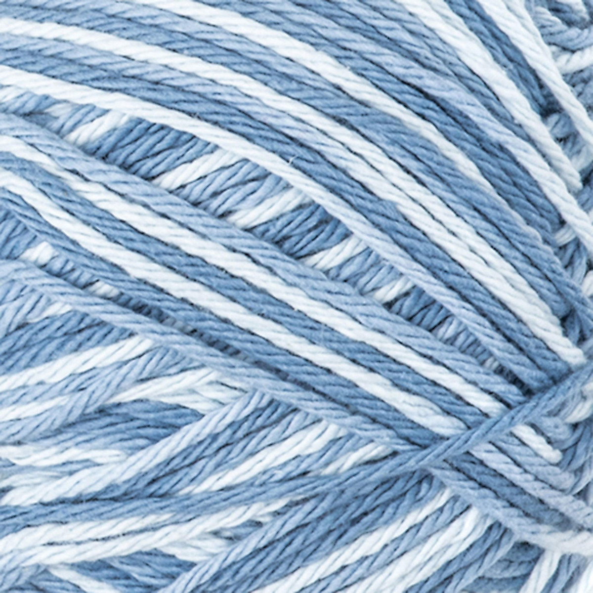 Bernat Handicrafter Cotton Yarn, Gauge 4 Medium Worsted, Faded Denim