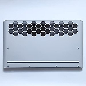 NODRLIN New 09T8WH Bottom Cover Lower Case for Dell Alienware Area-51M 51M R2(White)