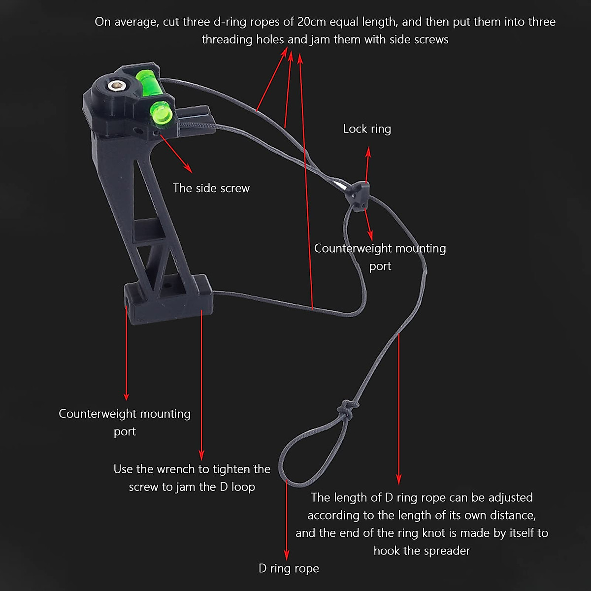 LBEC Archery Trainer, Heavy Duty Archery Release Training Aids Thumb Release for Compound Bow, Bow Release Trainer Stretch Band Exerciser Bow and Arrow Archery Accessories for Recurve Bow Compoun