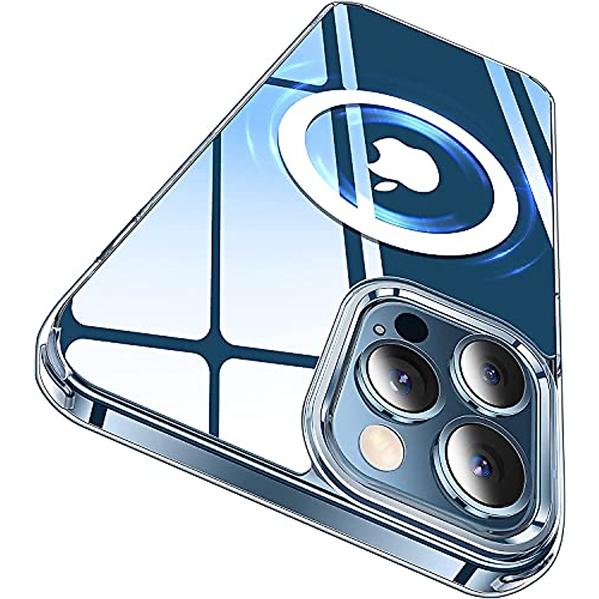 CASEKOO Magnetic Crystal Clear for iPhone 12 & 12 Pro Case [No.1 Strong Magnets][Never Yellow][MIL-Grade Drop Tested] Compatible with MagSafe Protective Slim Cover 6.1''2020-Clear