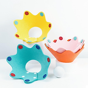 Cute Cat Recovery Collar Soft Adjustable Cats Cone Light-Weight Anti-Licking Easy to Wear for Kitty Puppy (M(5.5-10lb),Pink)