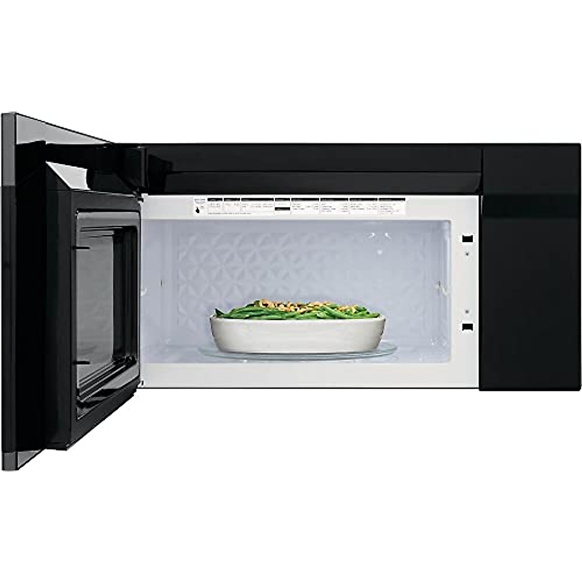 FRIGIDAIRE FGBM19WNVD 30" Gallery Series Black Stainless Steel Over-The-Range Microwave with 1.9 cu. ft. Capacity 300 CFM Sensor Cooking and LED Interior Lighting