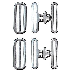 Derby Originals Premium Heavy-Duty Universal Surcingle Replacement Set - Repair and Restore Any Horse Blanket Nickel Plated Hardware
