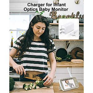 Replacement for Infant Optics Dxr-8 Pro Charger Only Compatible with Infant Optics Baby Monitor (NOT for Camera Unit/NOT for DXR8)