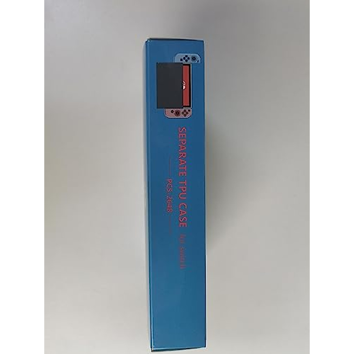 HEYSTOP Switch Case and Screen Protector - Dockable Soft TPU Protective Cover for Nintendo Console With 6 Thumb Grips and Accessories