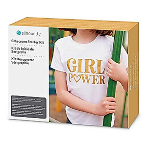 Silhouette Silkscreen Ultimate Bundle Includes Silkscreen Starter Kit with 6 Bonus Sheets of Heat Transfer Material and a 30 Day Trial to Smart-Silhouette