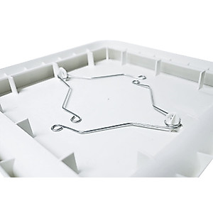 S97006651 for Broan Nutone Bathroom Fan Grille Cover White 10 x 10 inches