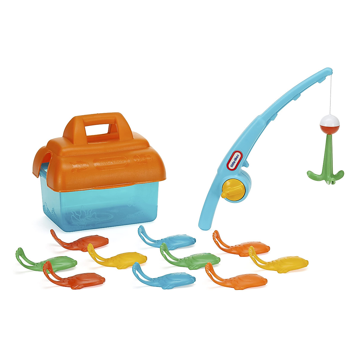 Little Tikes Cast & Count Multicolored Fishing Set Game Toy for Preschool Kids