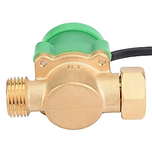 Water Flow Switch,G1/2-G1/2 Thread Water Pump Flow Sensor Electronic Pressure Automatic Control Switch 220V