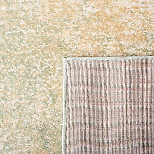 SAFAVIEH Adirondack Collection Area Rug - 9' x 12', Ivory & Sage, Modern Abstract Design, Non-Shedding & Easy Care, Ideal for High Traffic Areas in Living Room, Bedroom (ADR112W)