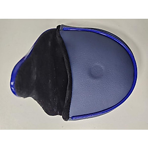 DBYAN Pebble Beach Patterned Design Golf Links Magnetic Mallet Putter Head Cover for Scotty Cameron, Taylormade, Titleist, Ping and Mizuno Putters,Blue