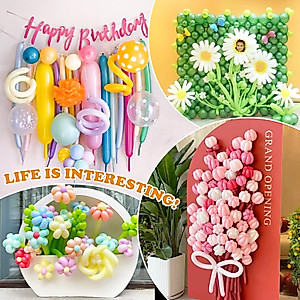 Clear 260 Balloons, 100Pcs Transparent Twisting Long Balloons for Tying Balloon Arch, Thickening Skinny Latex Balloon for Garland Animals Modeling, Birthday, Wedding Party Decorations