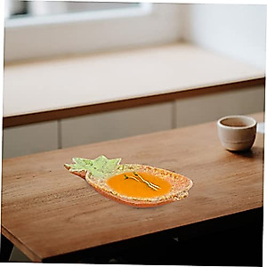 Cabilock Pastry Plate Ceramic Tray Jewlery Tray Ring Tray for Jewelry Candy Serving Tray Breakfast Plate Cute Dinnerware Fruits Serving Plate Fruits Storage Plate Adorable Breakfast Plate