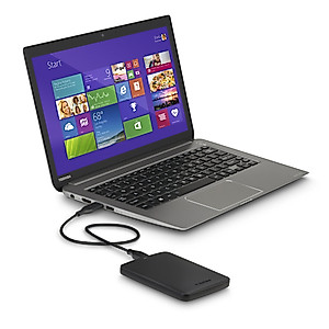 Toshiba Canvio Basics 500GB Portable Hard Drive- Black (HDTB305XK3AA)