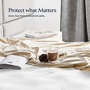 BELADOR Waterproof Mattress Protector King - 3D Air Fabric Bamboo Mattress Protector Breathable Mattress Cover, Noisless & Crinkle Free Sleep, Vinyl Free, Bed Cover, Snug Fit Deep Pocket