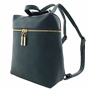 Small Versatile Fashion Crossbody Backpack (Hunter Green)