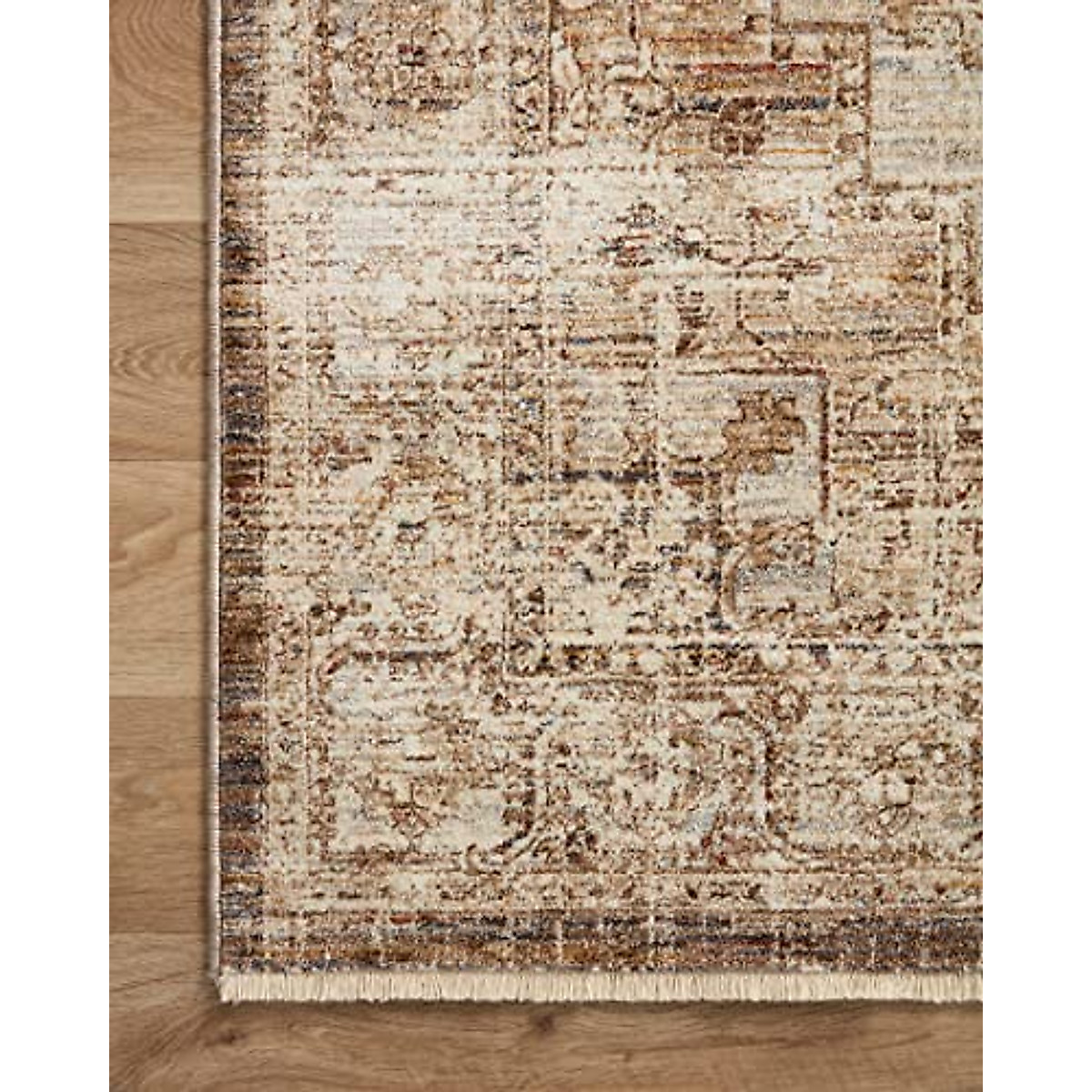 Loloi II Sorrento Collection SOR-03 Mocha/Multi 6'-7" x 9'-10" Area Rug