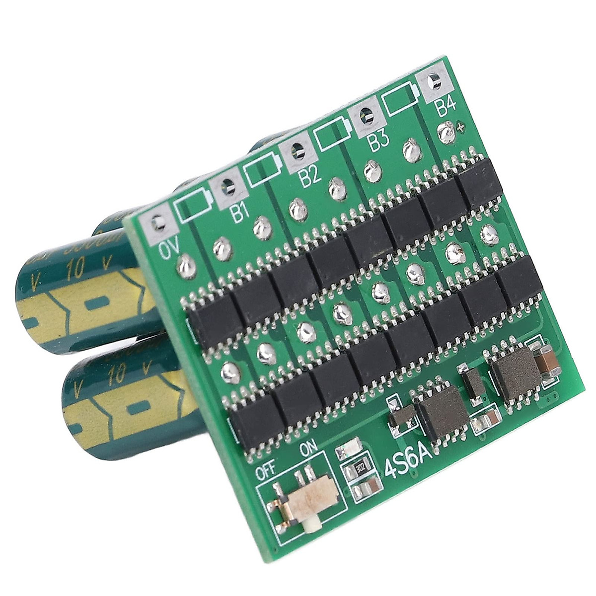 Hilitand Battery Active Balancer Board 4 Series 6A Capacitive Active Equalization Board Energy Transfer Board