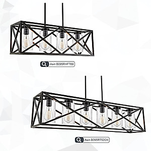 WINSHEN Cylinder Seeded Glass Lamp Shades, Bubble Glass Replacement Lampshades
