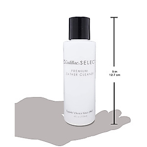 Cadillac Select Premium Leather Cleaner 4 oz - Great for Shoes, Handbags, Jackets, Gloves, Furniture & More