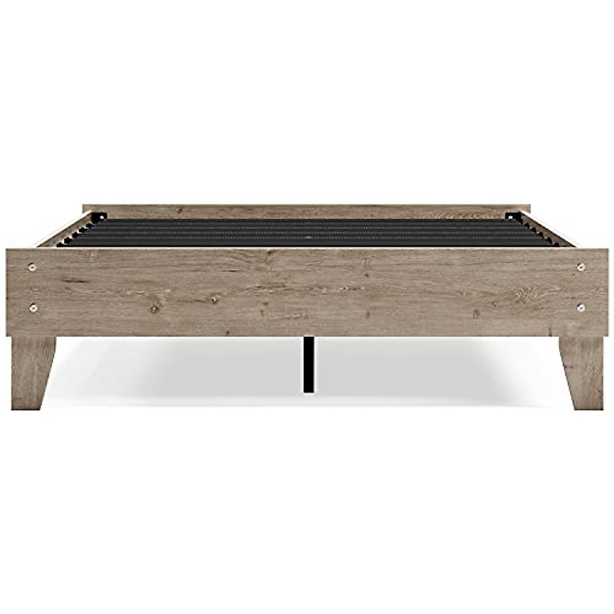 Signature Design by Ashley Oliah Contemporary Full Platform Bed, Natural Wood Grain