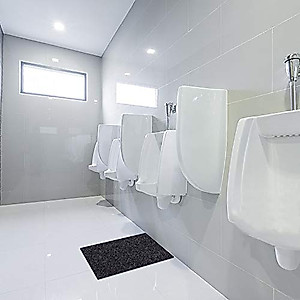 Cibicon Urinal Mats，Bathroom Floor Protector,Urinal Floor Mats,Toilet Urinal Mat,Absorbent Material,Waterproof Layer,Anti-Slip,Durable and Machine Washable (Urinal Mats: 24inches x 20inches)