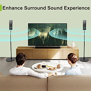 Pack of 2 Adjustable Stand for Bose Speaker Stand, for Bose OmniJewel Lifestyle 650, Surround Speaker 700, Surround Sound Speaker Stand for Bose Omnijewel Speaker Stands with OmniJewel Bracket