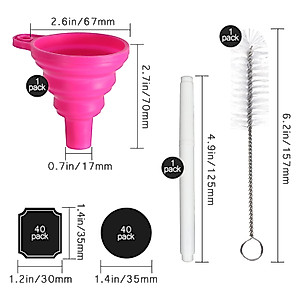 Bamboo Spice Rack Organizer,Seasoning Rack with 23 Pack 4 oz Empty Glass Spice Jars with Sliver Metal Caps. Include Pen, Brush, Funnel and 80 Labels.