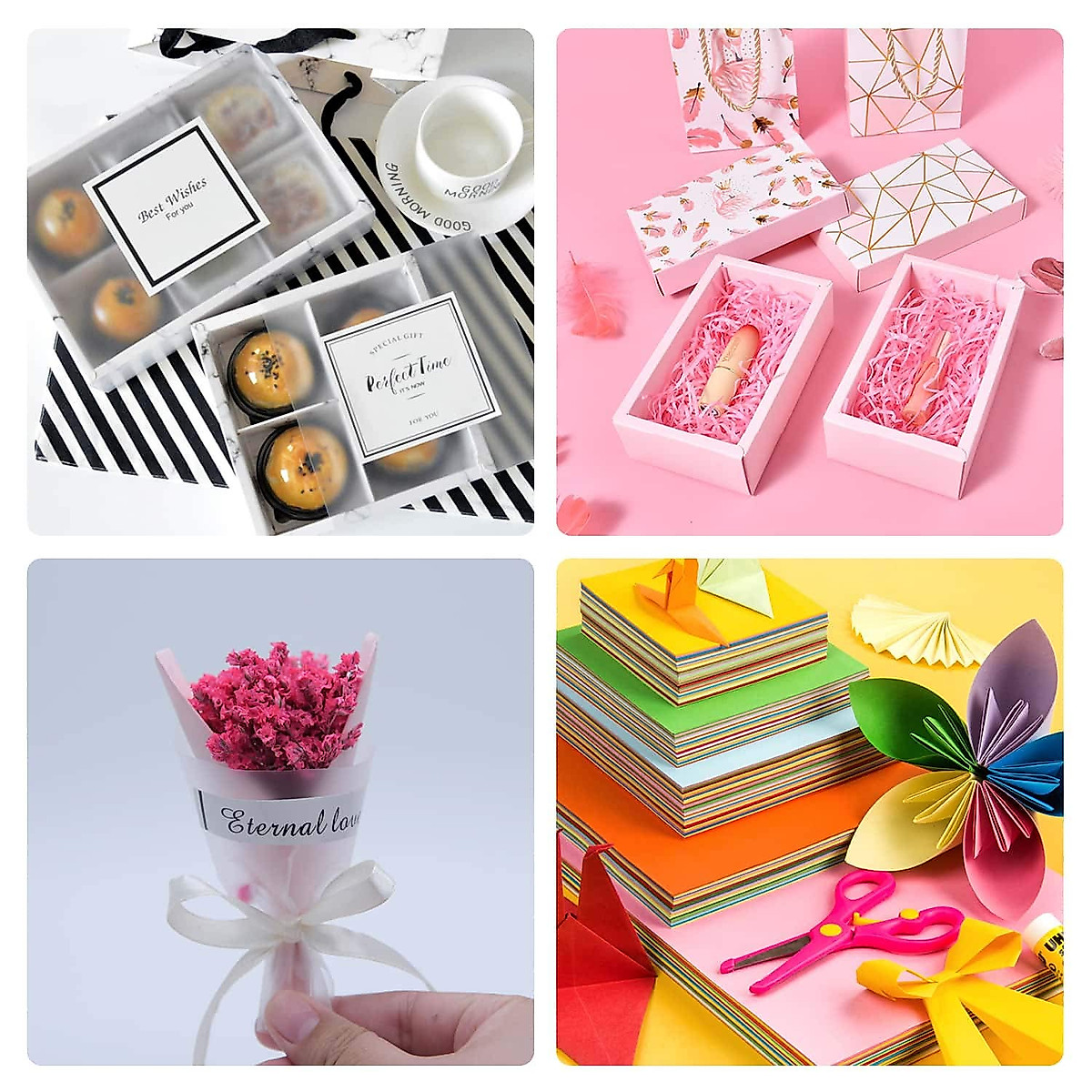 Colored Vellum Paper, Shynek 50 Sheets 10 Colors Transparent Vellum Paper 8.5 x 11 Translucent Printable Clear Vellum Sheets for Printing Drawing Ink Jet Laser Printer